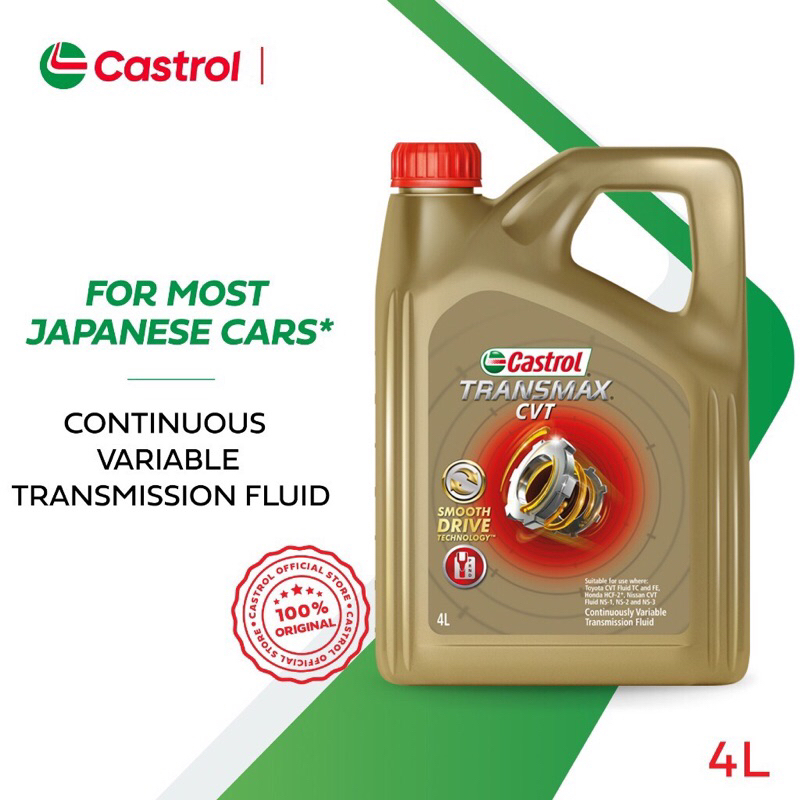 Castrol TRANSMAX CVT Fluids (4L) | Shopee Malaysia
