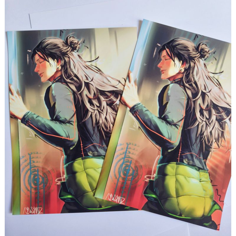 JJK F1 Driver Au Getou Suguru print | Shopee Malaysia