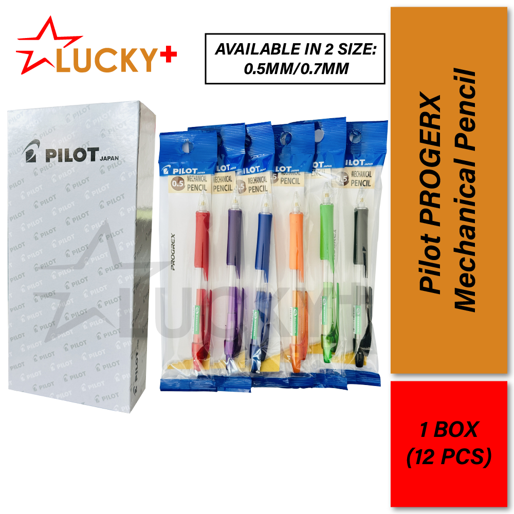 (100% Original) Pilot Progrex Mechanical Pencil (0.5/0.7MM) (1box ...