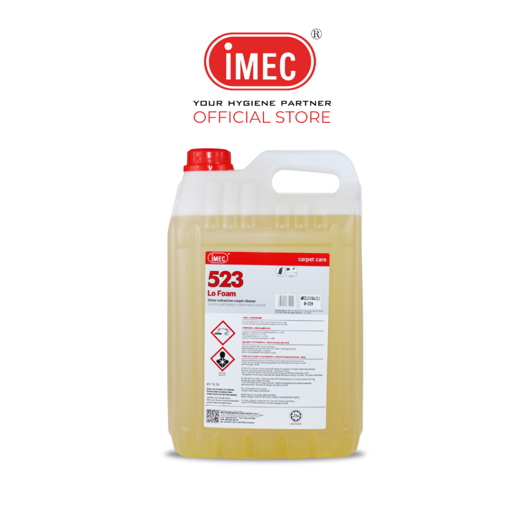 IMEC 523 Lo Foam, Extraction Carpet/Sofa Cleaner, 2 x 10L | Shopee Malaysia