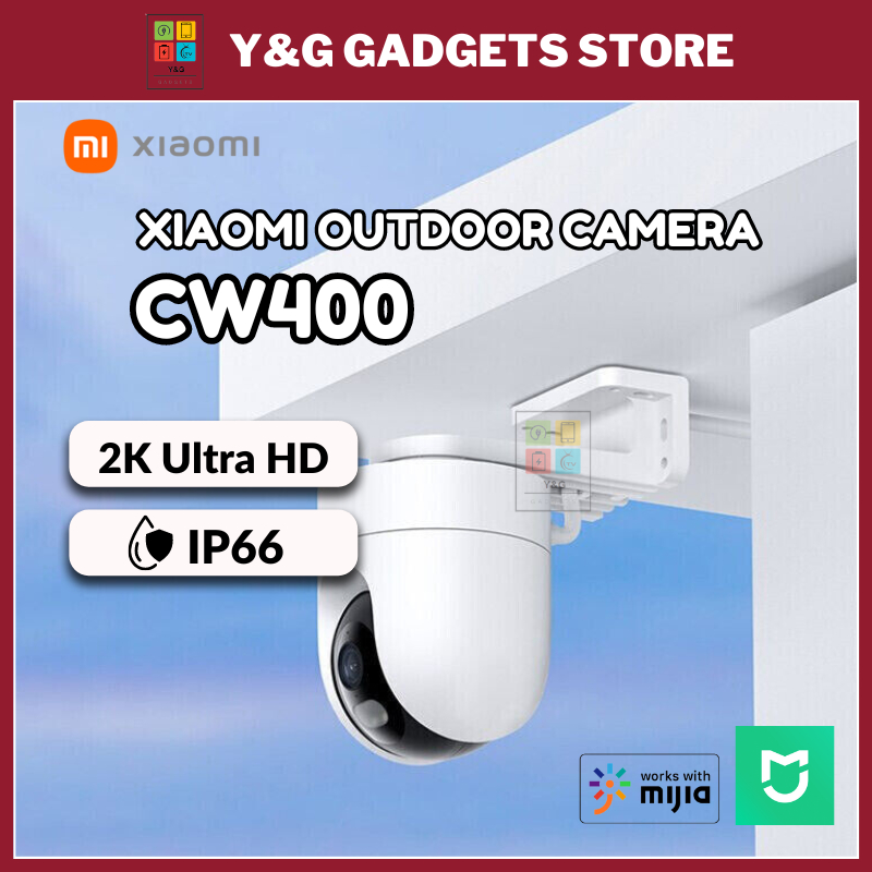 Xiaomi CCTV Outdoor CW300 / CW400 | 2K Ultra HD | IP 66 Water ...