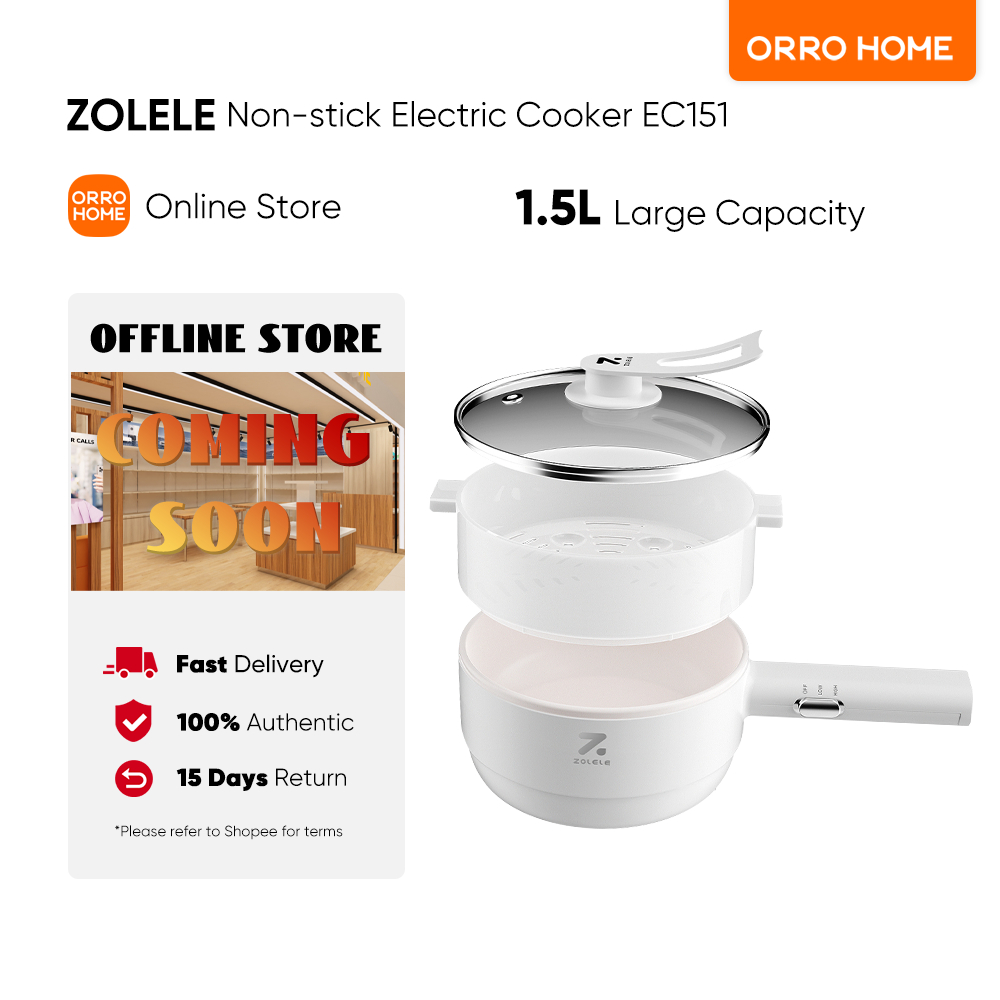 ZOLELE Multifunctional Electric Cooker EC151 Non Stick 電煮鍋 多功能 Cookers ...