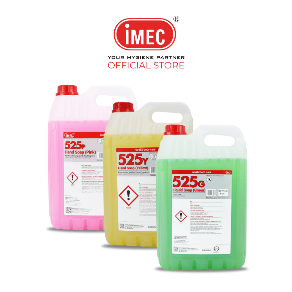 IMEC 525 Hand Soap (Flower/Apple/Lemon Fragrance), 2 x 10L | Shopee ...