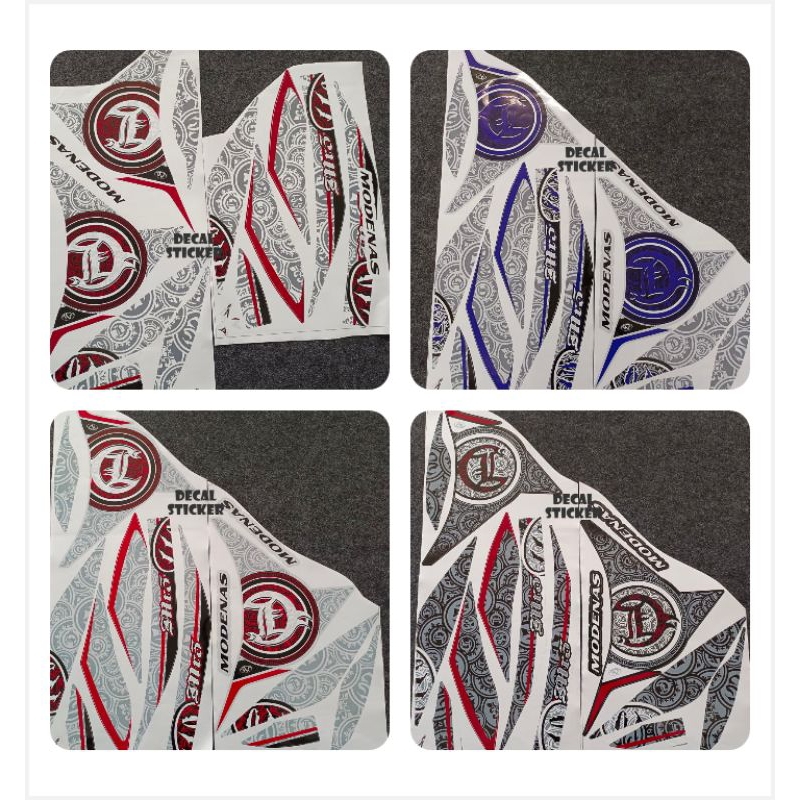 STICKER MODENAS MR3 BATIK EDITION | Shopee Malaysia