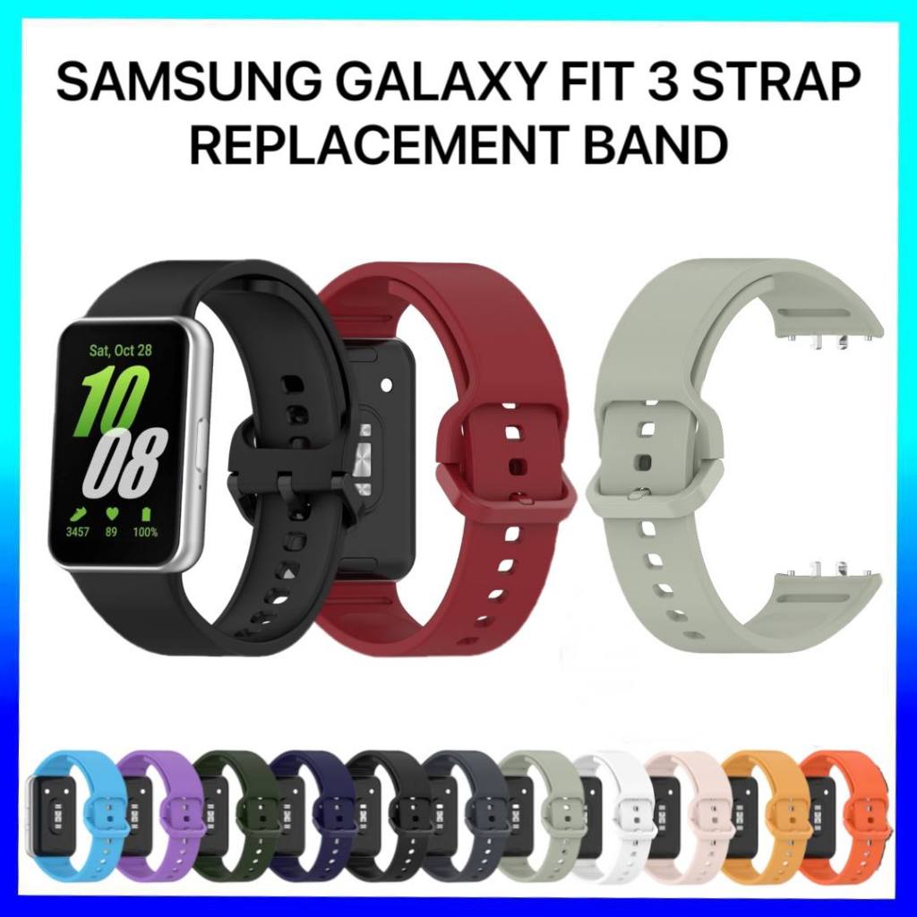 Samsung Galaxy Fit 3 Replacement Silicone Strap Samsung Galaxy Fit3 ...