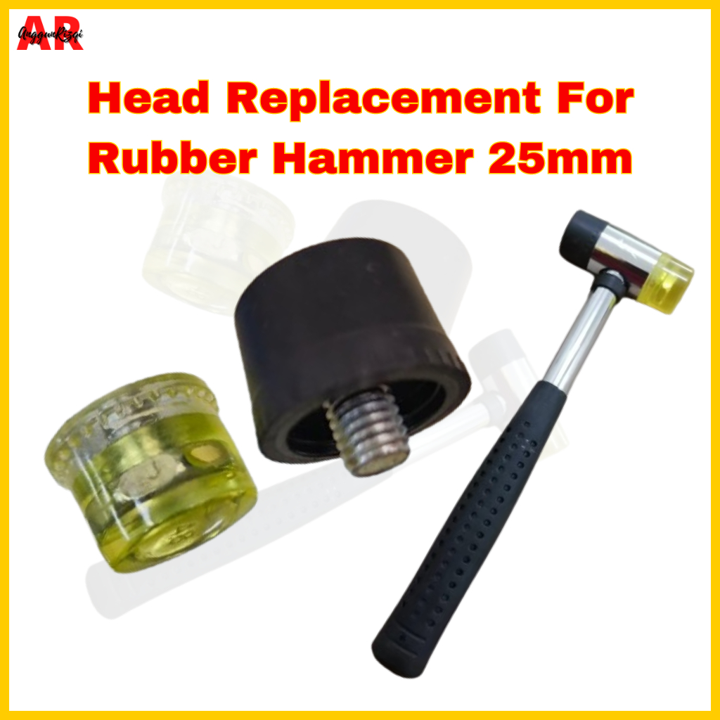 Rubber Hammer Replacement Head-penukul getah-penukul besi | Shopee Malaysia