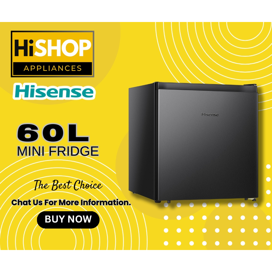 【Free Shipping】Hisense 60L Mini Bar Fridge Black Refrigerator RR60D4ABN ...