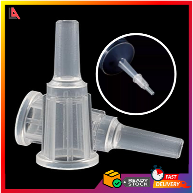 Syringe Adapter Cap Penutup Picagari Catheter Tip Reducer Penyambung ...