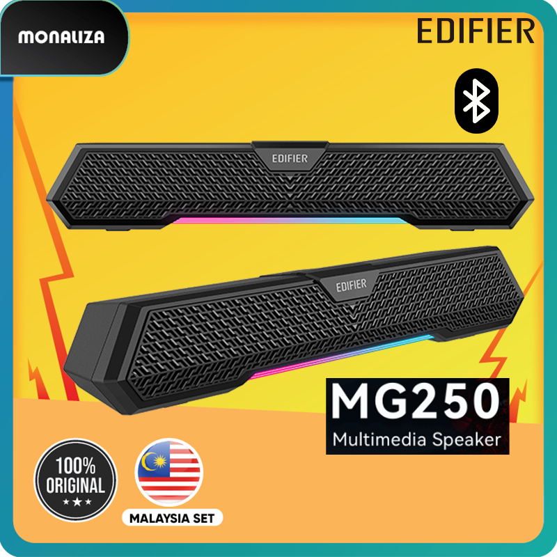 Edifier MG250 Bluetooth V5.3 Soundbar - Black Noir | Shopee Malaysia