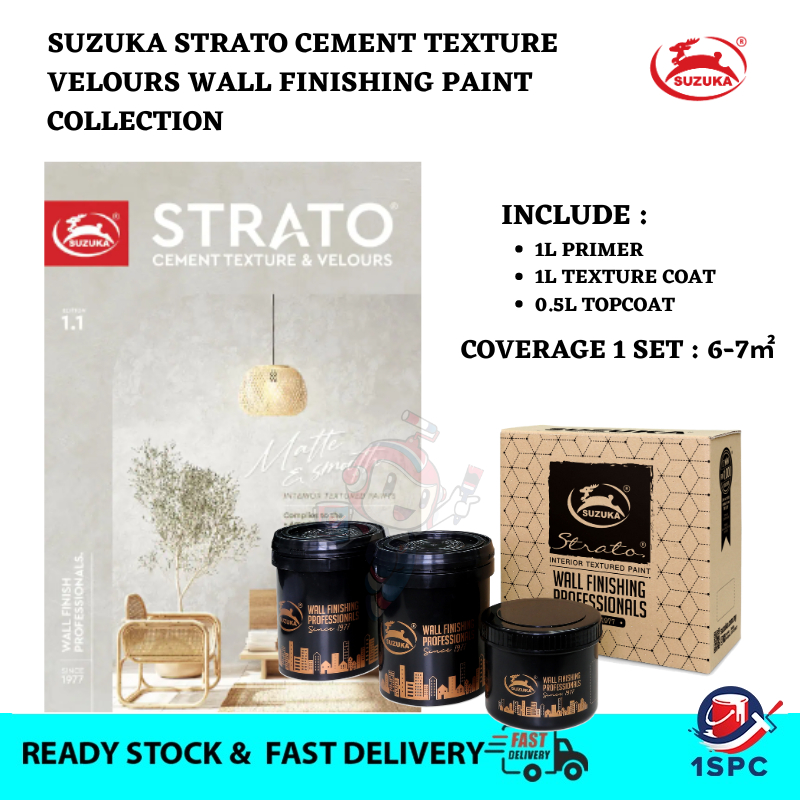 1L Texture Paint Suzuka SCT SVL Strato Cement Texture Velours Features ...