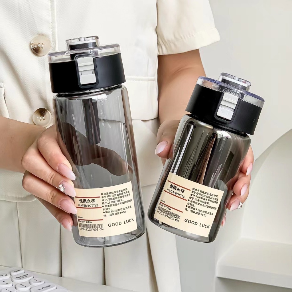 [ 750ml / 500ml ] Ins Style Water Bottle Drinking Botol Air Bekas Air ...