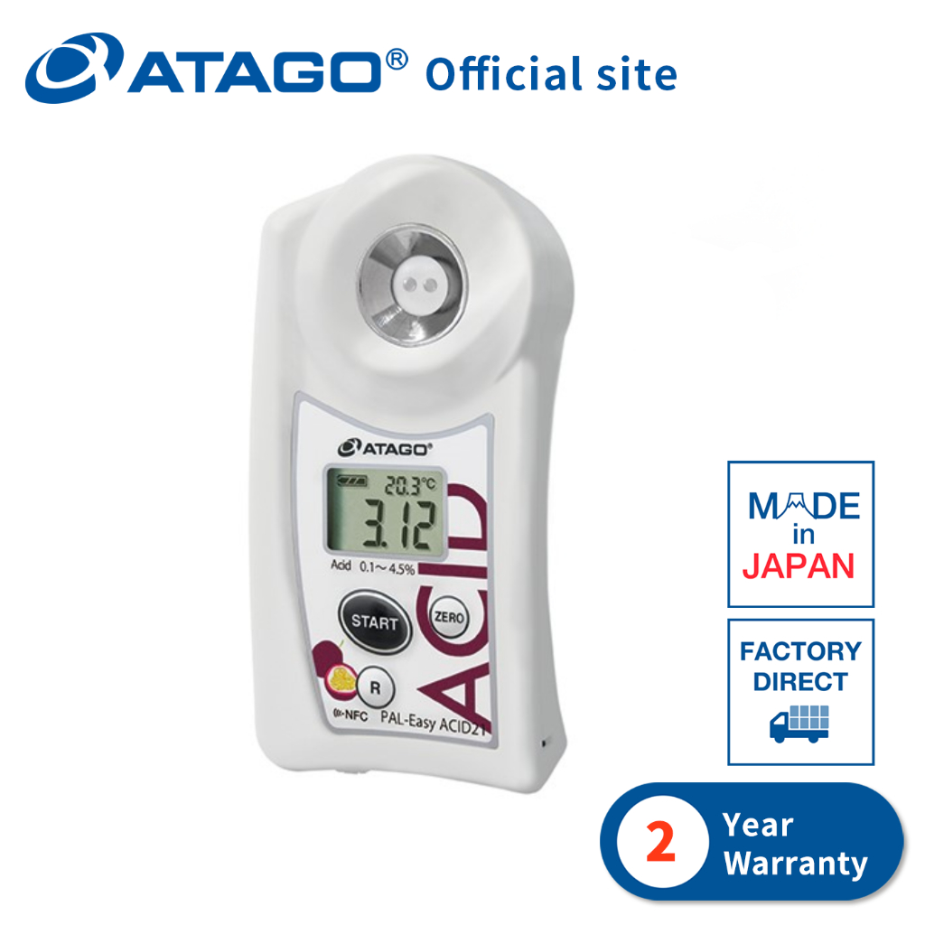 ATAGO Pocket Acidity Meter (Passion Fruit) PAL-Easy ACID 21 | Shopee ...