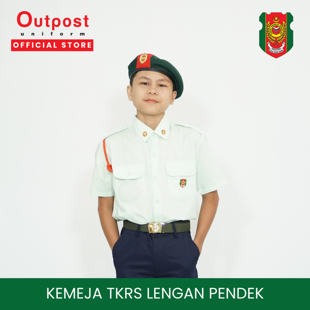 Outpost Shirt / Baju Uniform Lelaki Tunas Kadet Remaja Sekolah (TKRS ...