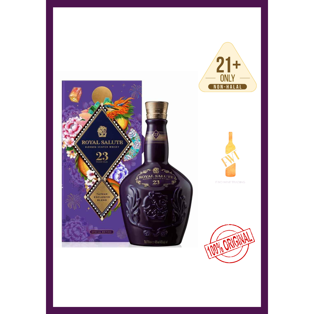 Royal Salute 23 Year Old Taiwan Exclusive 2024 DRAGON YEAR 700ML 40ABV | Shopee Malaysia