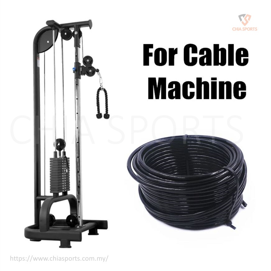 Cable Replacement for Pulley Machine PU Nylon 5mm 6mm Fitness Steel ...