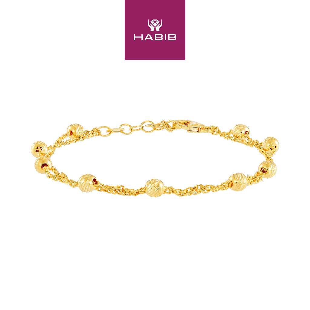 HABIB 925 Silver Bracelet 040 GDS DROT MP23 | Shopee Malaysia