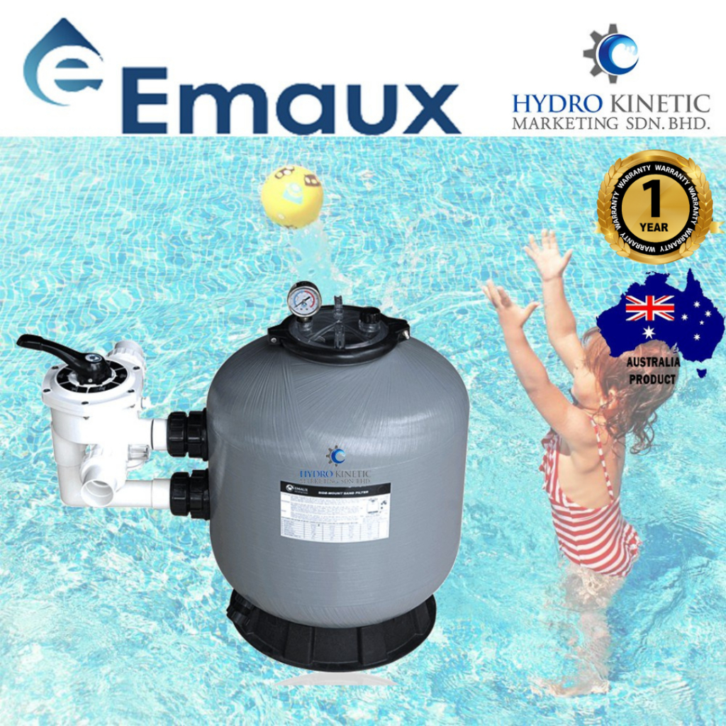 Emaux S900 Side Mount Sand Filter 36″ 29.7m3/h Complete Set With ...