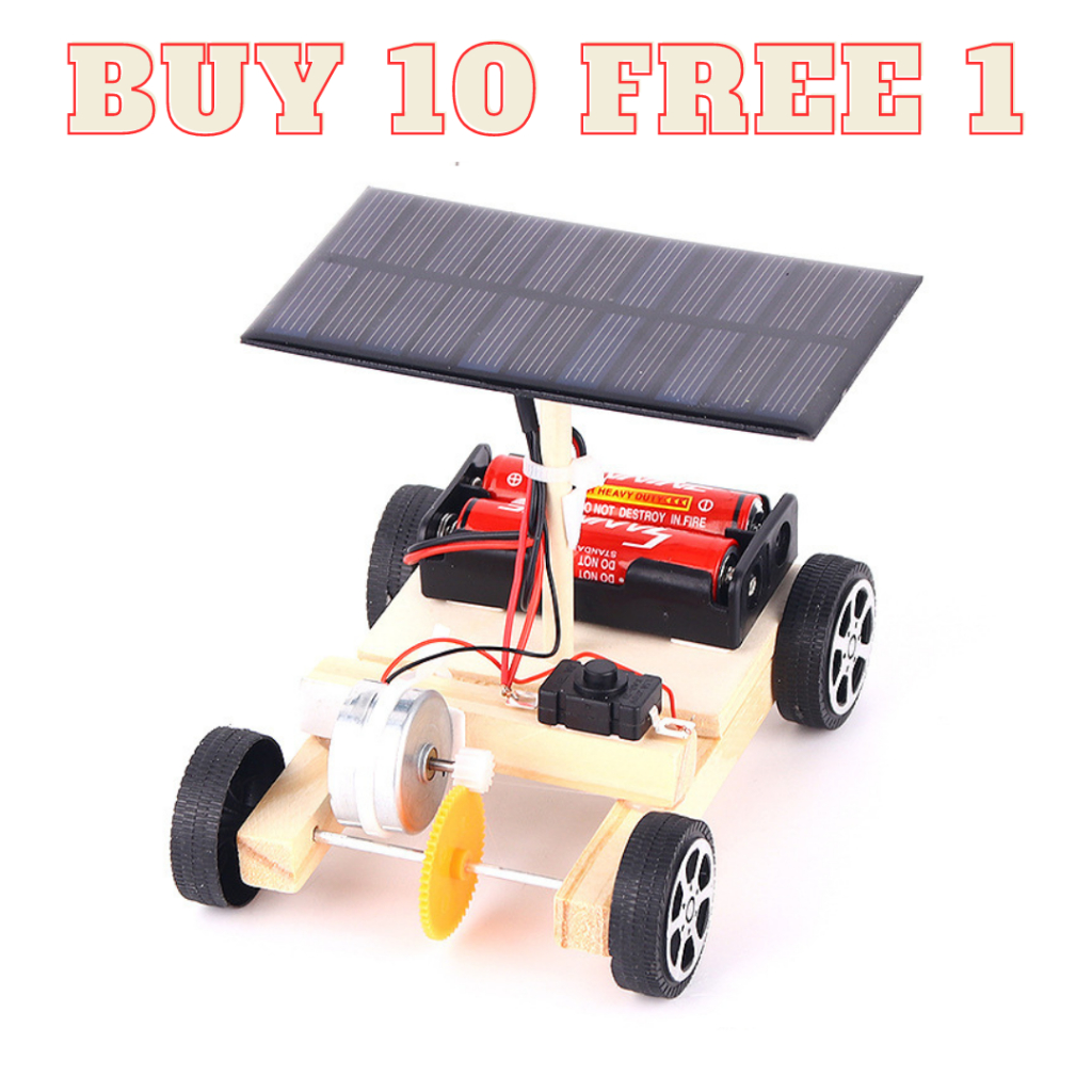 Project Rbt/STEM TOY EDUCATION DIY Creative Solar Car Scientific Toys ...