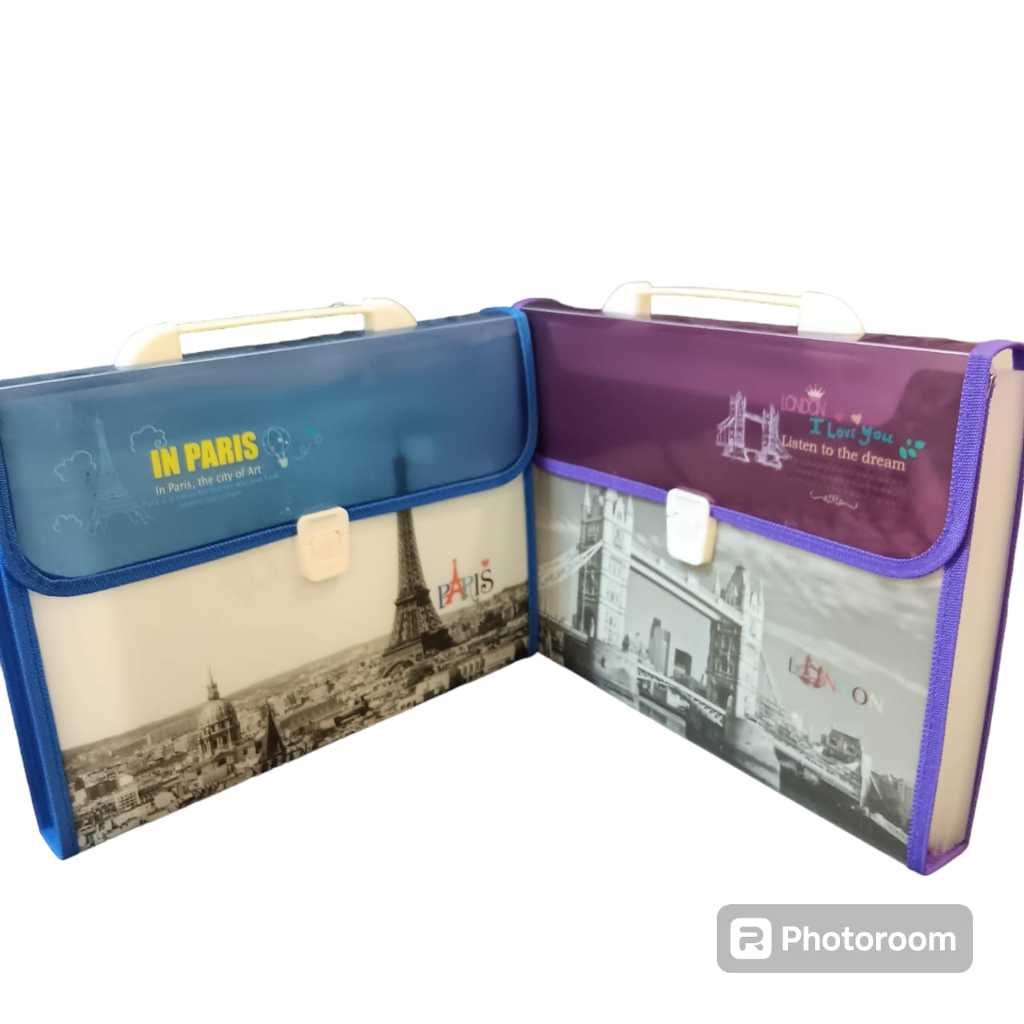A4 12 Pockets Expanding Accordion Clip File Folder with Handle Fail ...