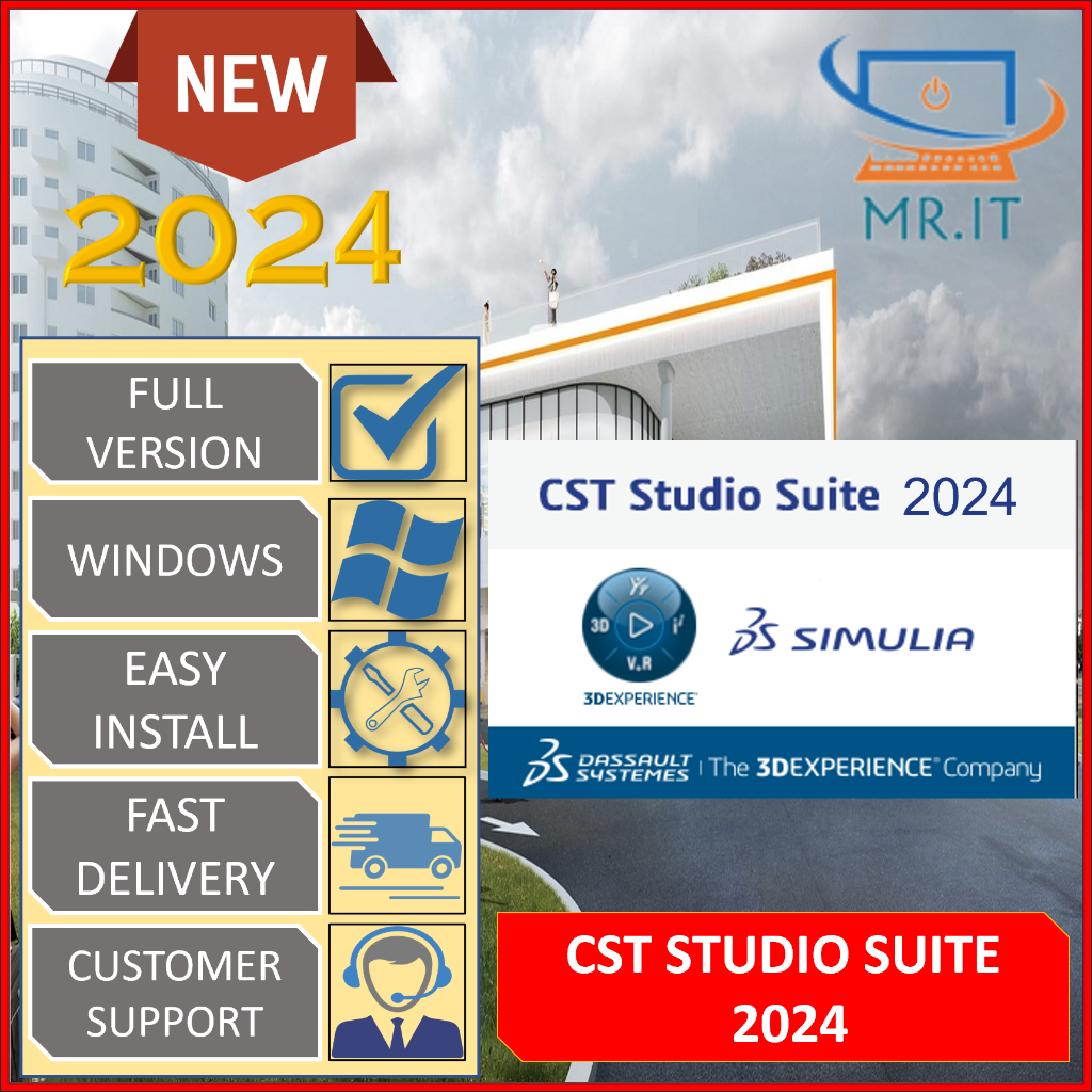 LATEST DS SIMULIA CST STUDIO SUITE 2024.01 | Installation Guide | Full ...