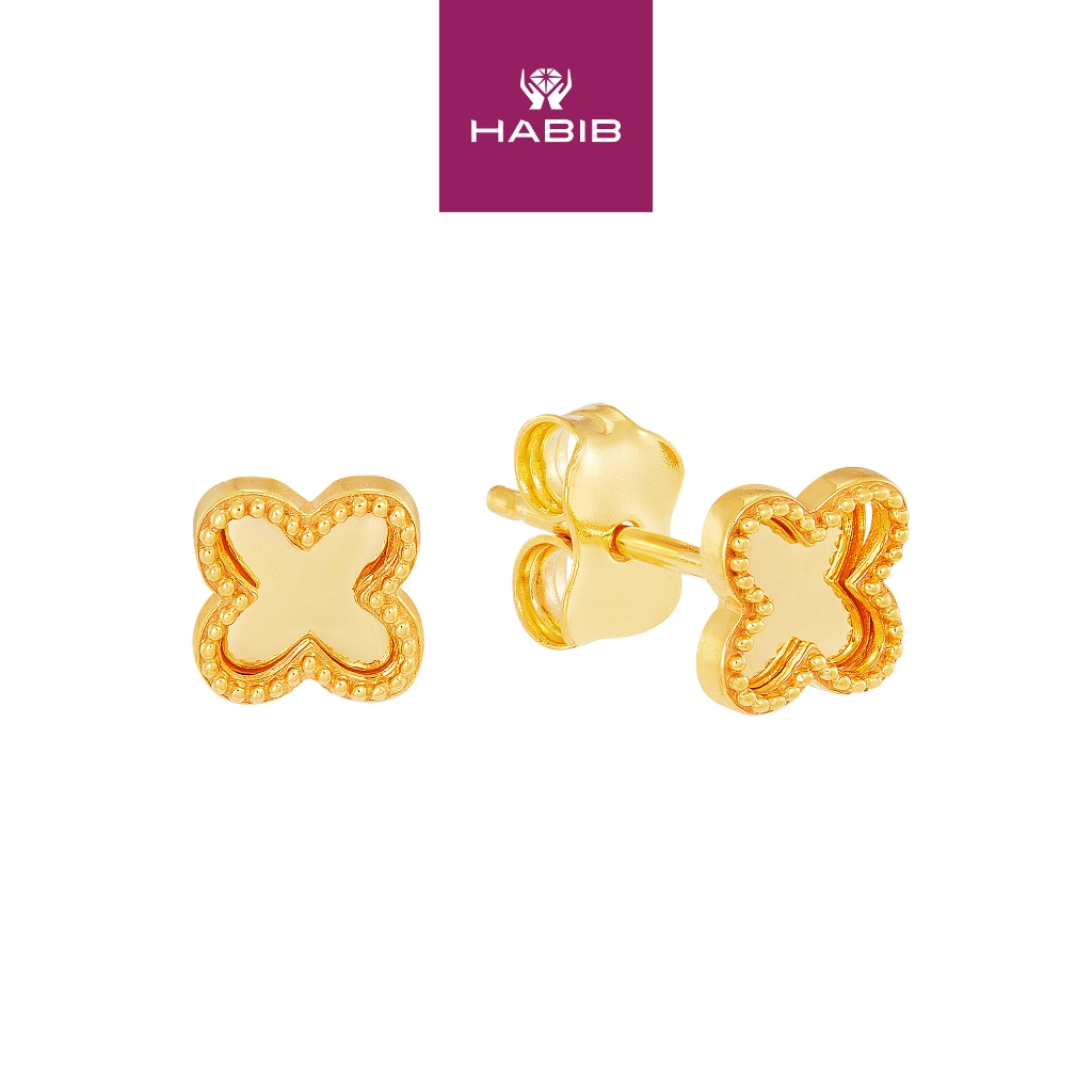 HABIB Oro Italia 916 Yellow Gold Earrings GE71110323(Y) (22K Gold ...