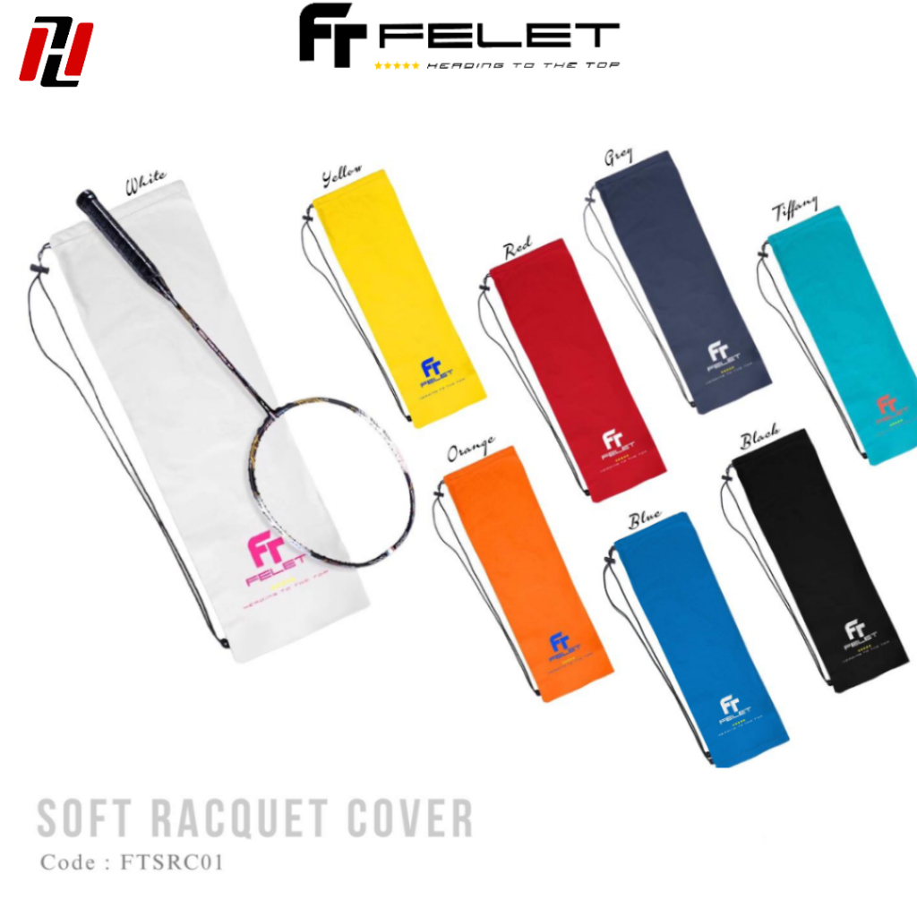 FELET Original Racket Soft Cover - FULL COVER Holds Up 2-3 Rackets BAG ...