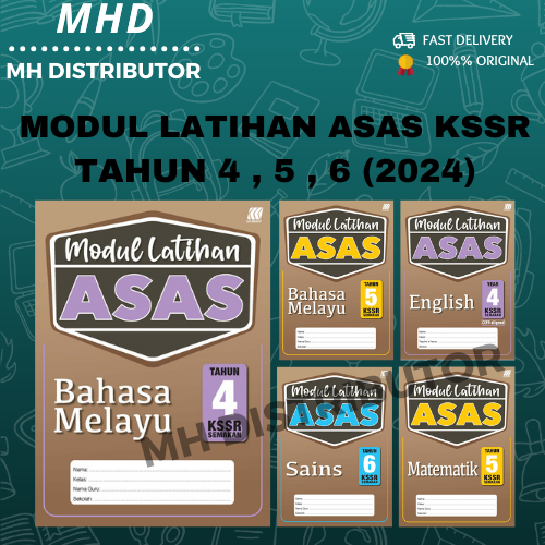[MHD] Buku Latihan 2024: Modul Latihan Asas KSSR Semakan Tahun 4 / 5 / 6 - Sasbadi | Shopee Malaysia