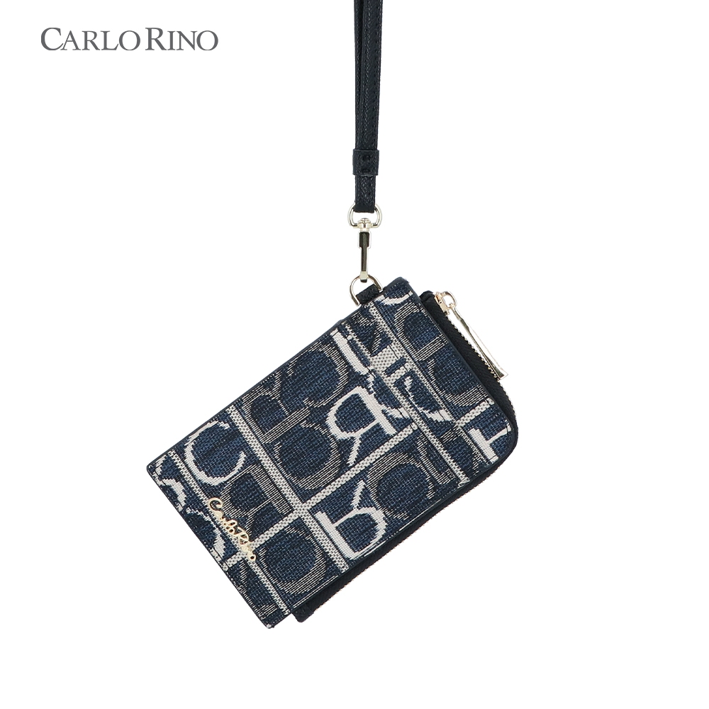 Carlo Rino Dark Blue Carlo GEO Jacquard Lanyard | Shopee Malaysia