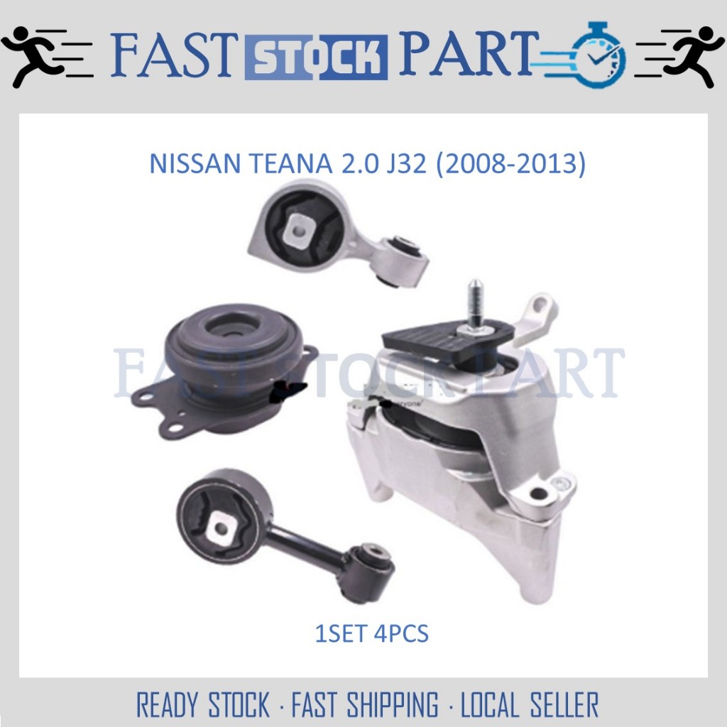 1SET 4PCS ENGINE MOUNTING KITS - NISSAN TEANA 2.0 J32 (2008-2013 ...