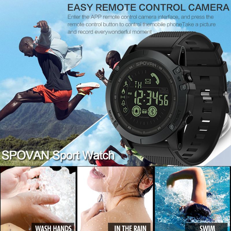 SPOVAN PR1 smart watch (black) | Shopee Malaysia