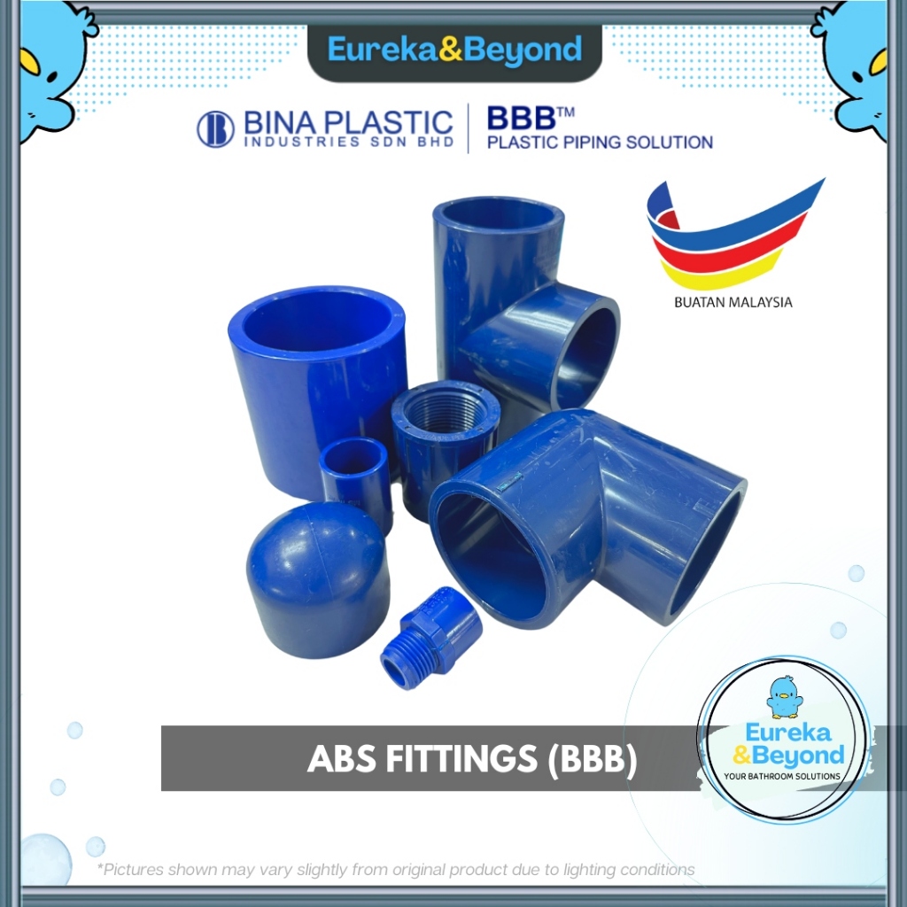 𝗔𝗕𝗦 𝗙𝗜𝗧𝗧𝗜𝗡𝗚𝗦 - BBB BRAND - ABS PLUMBING FITTINGS/ PIPE CONNECTOR/ JOINT ...