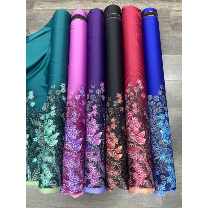 KAIN PASANG OPEN METER BIDANG 45 - SILK SATINO BATIK EXCLUSIVE | Shopee ...