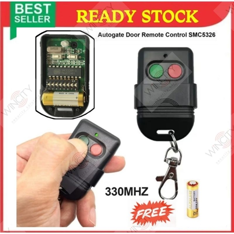 WSS (1PCS)Autogate 330mhz Remote control Red green [Ready Stock ...