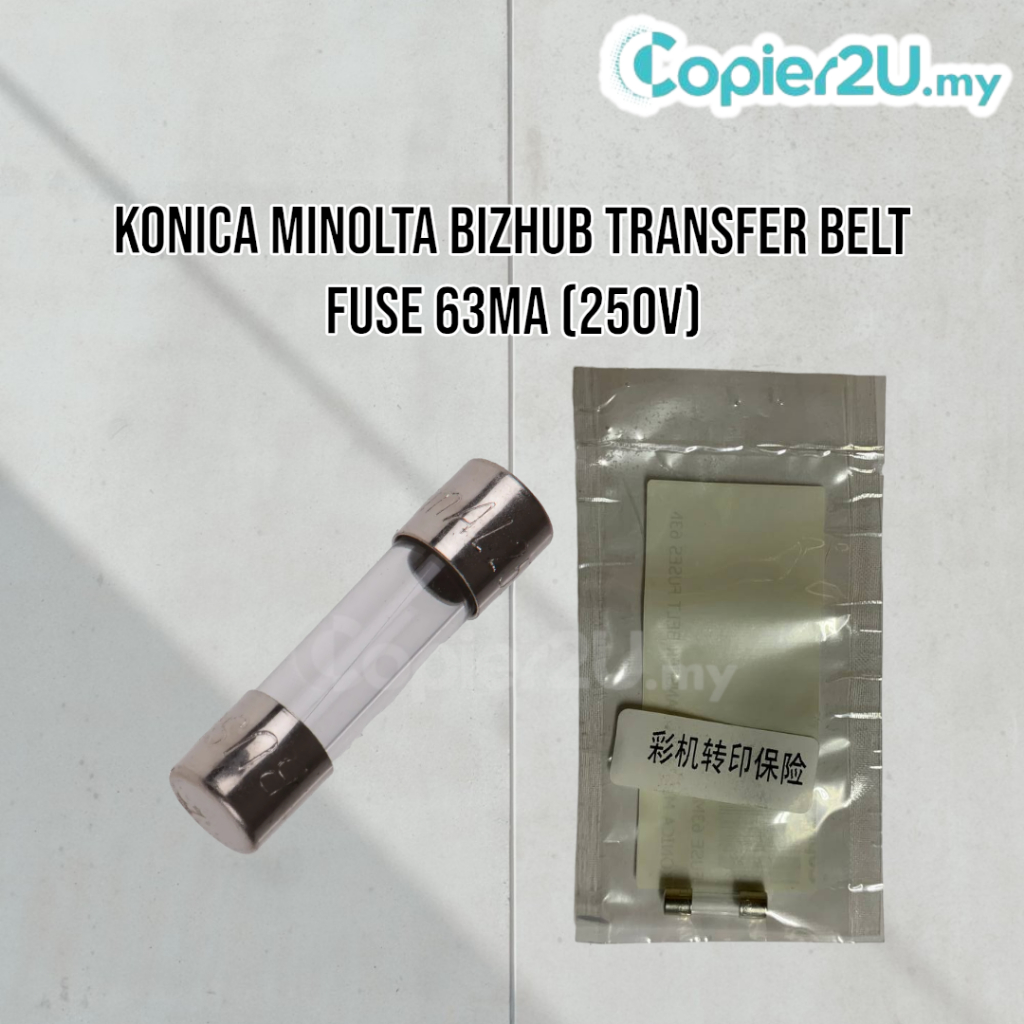 KONICA MINOLTA BIZHUB TRANSFER BELT FUSES 63MA (250V) | Shopee Malaysia