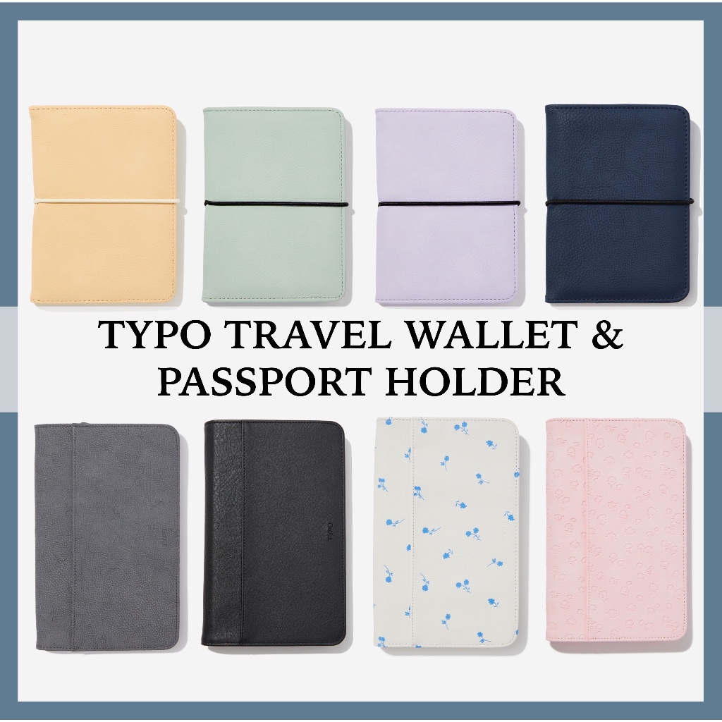 TYPO Travel / Passport Holder, Travel Wallet With RFID Blocking ...