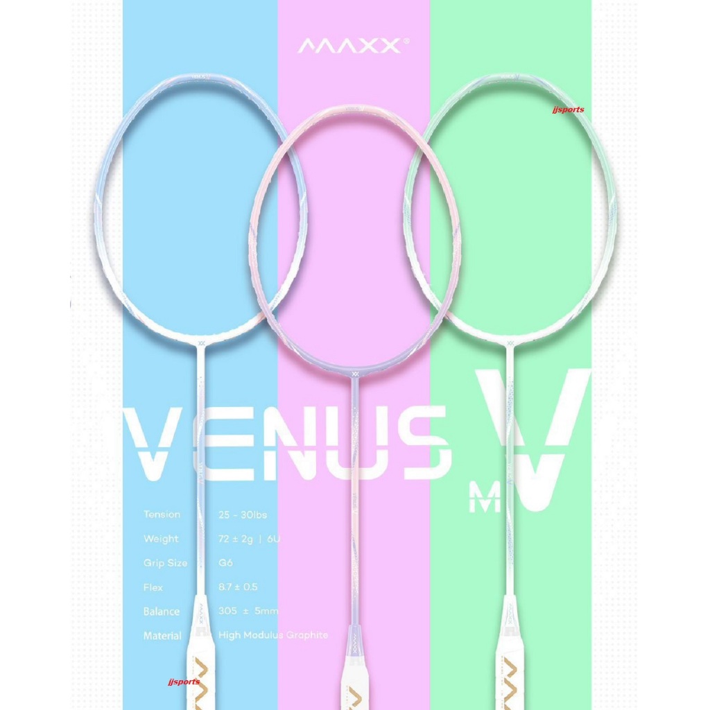 MAXX Racket VENUS M V ( 100% Original ) New | Shopee Malaysia