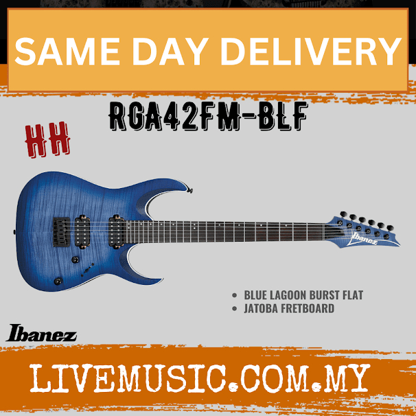 Ibanez RGA42FM Solid Body Electric Guitar - ( RGA42FM-BLF RGA42FM-TGF ...
