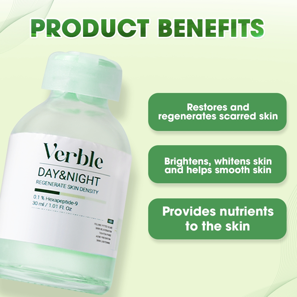 Verble Serum Pitted Scar Reduce dark spots Brighten skin Regenerate ...
