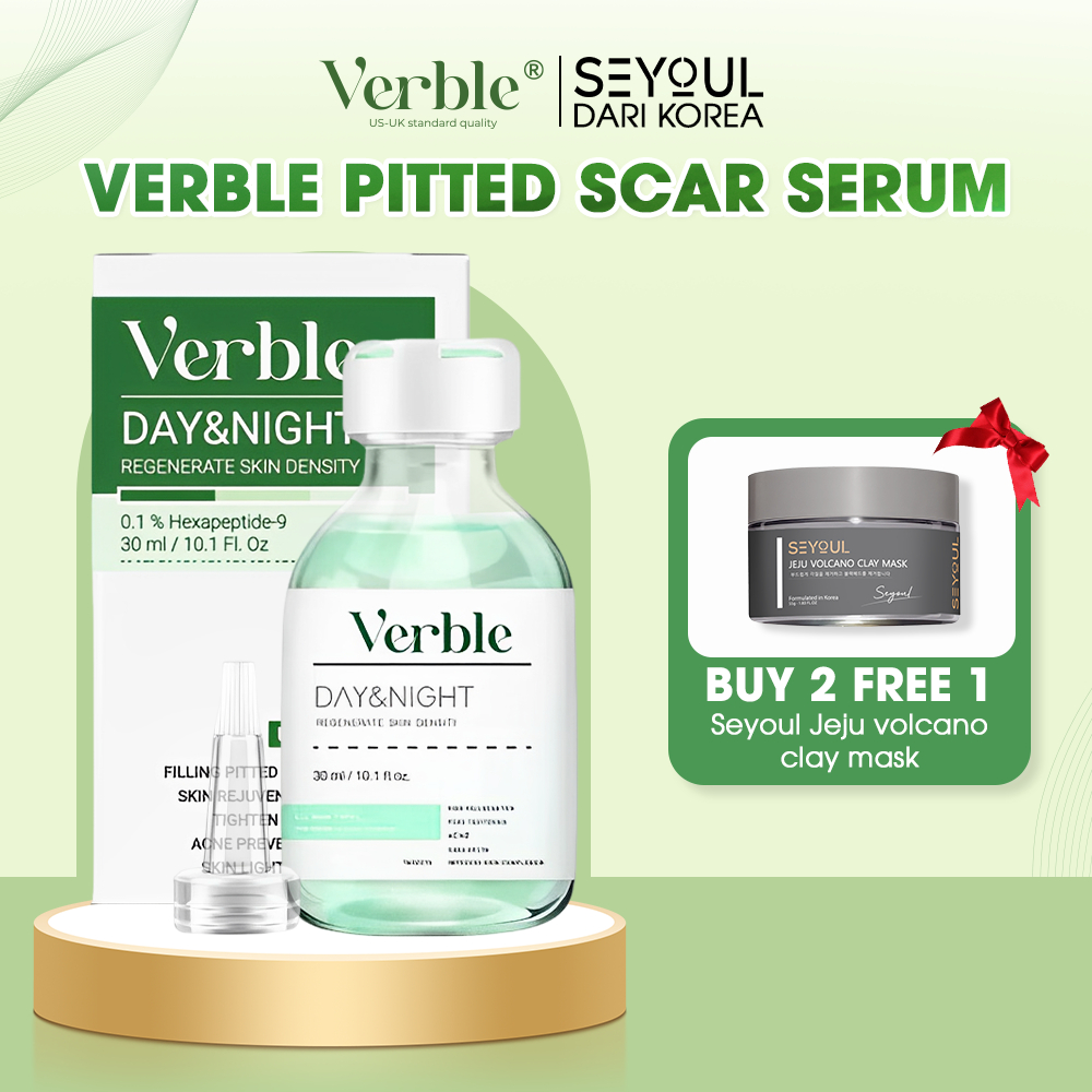 Verble Serum Pitted Scar Reduce dark spots Brighten skin Regenerate ...