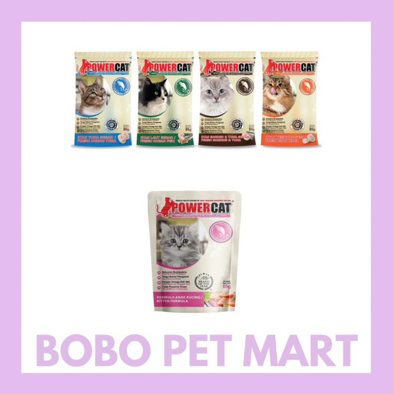 Power Cat Pouch 85g (Kitten / Adult) | Shopee Malaysia