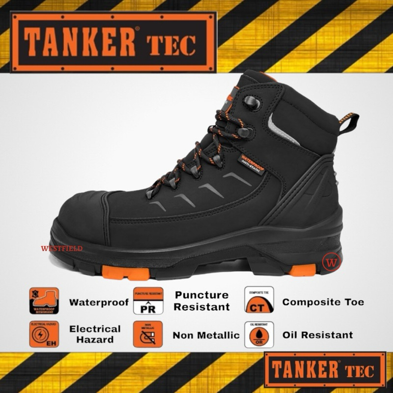 🔥 Original 🔥 Tanker Tec Men’s Technical Waterproof Safety Boots Shoe ...