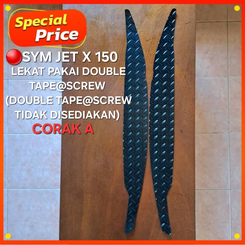SYM JET X 150 CARPET KARPET PEMIJAK KAKI (RUBBER@GETAH) | Shopee Malaysia