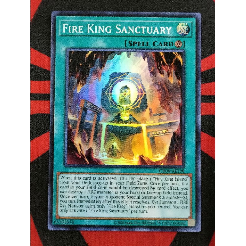 YUGIOH KONAMI CR04-AE198 Fire King Sanctuary (Super Rare) | Shopee Malaysia