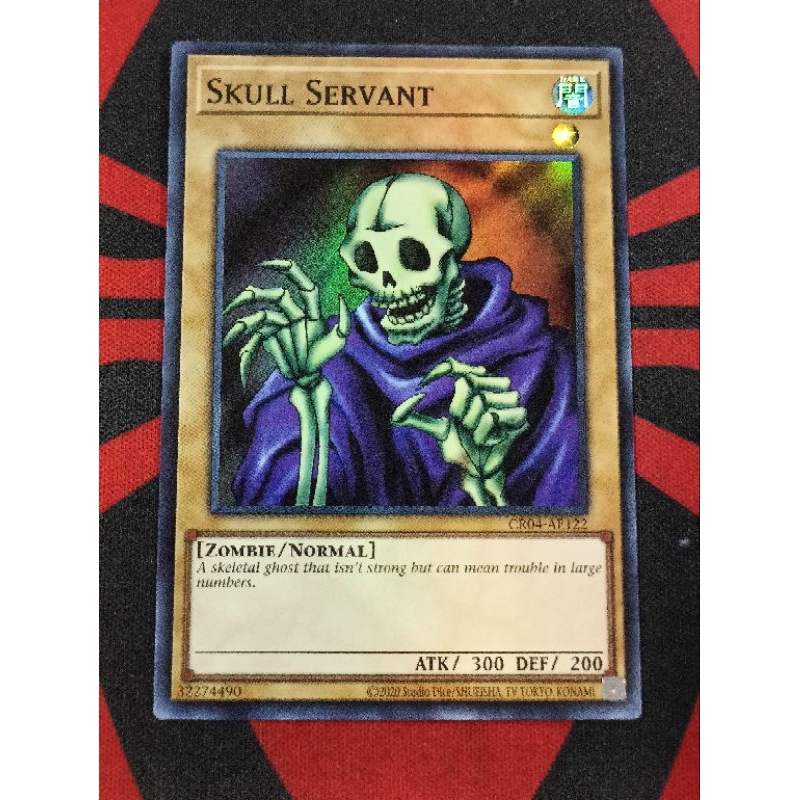 YUGIOH KONAMI CR04-AE122 Skull Servant (Super Rare) | Shopee Malaysia
