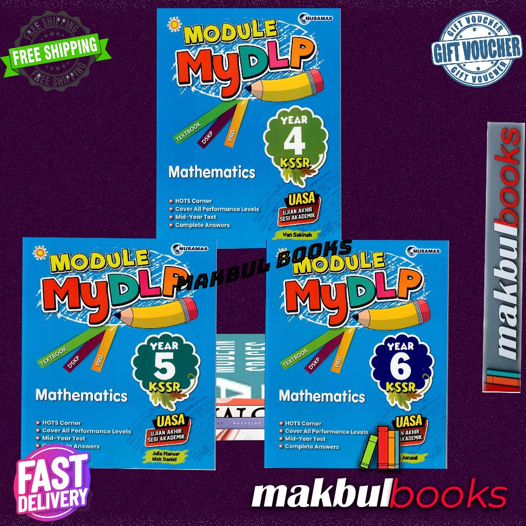 NUSAMAS: BUKU LATIHAN MODULE MYDLP MATHEMATICS YEAR 4,5 AND 6 KSSR ...