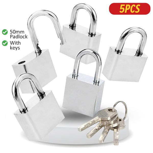 Stelar 50mm Padlock (5pcs) with Master Keys | Shopee Malaysia