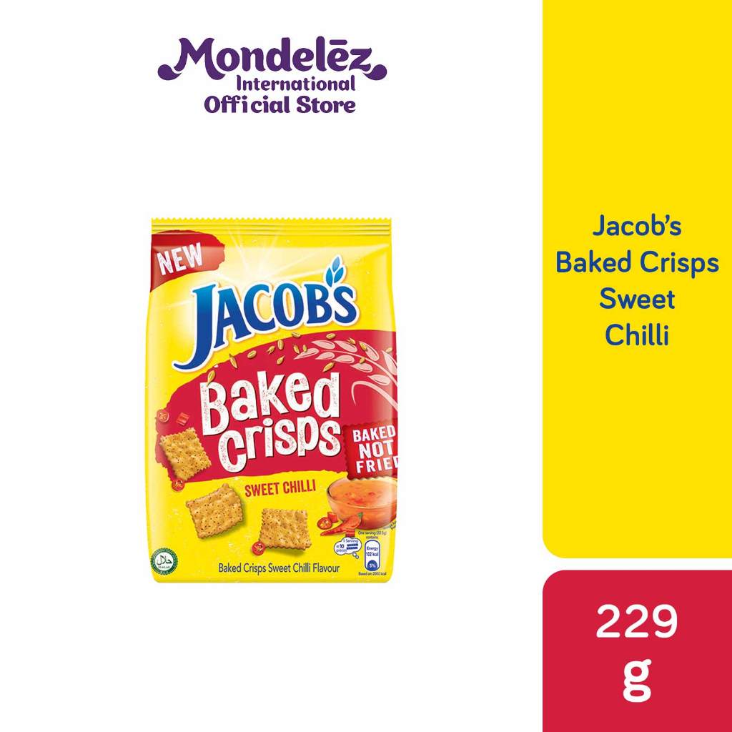Jacob's Baked Crisps - Original/Sour Cream/Cheddar/Sweet Chilli Baked ...