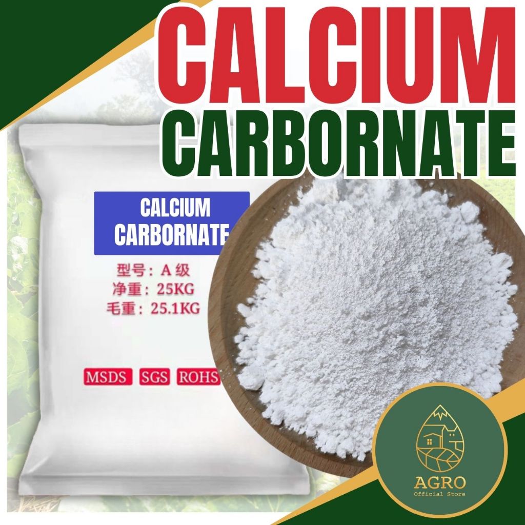 Agro Calcium Carbonate Chalk CaCO3 Agriculture Lime Kapur Sirih Raw ...