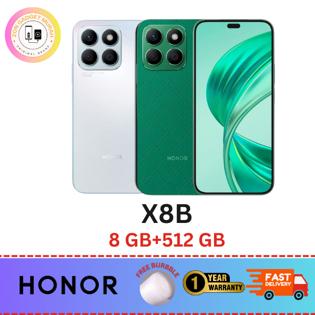 Honor X8B (8GB RAM+512GB ROM)108MP & 50MP Portrait Photography 6.7 ...