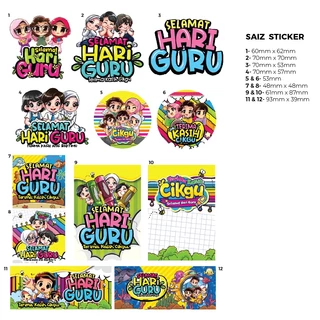 Beli sticker selamat hari guru Dalam Talian Dengan Harga Terbaik Oct ...
